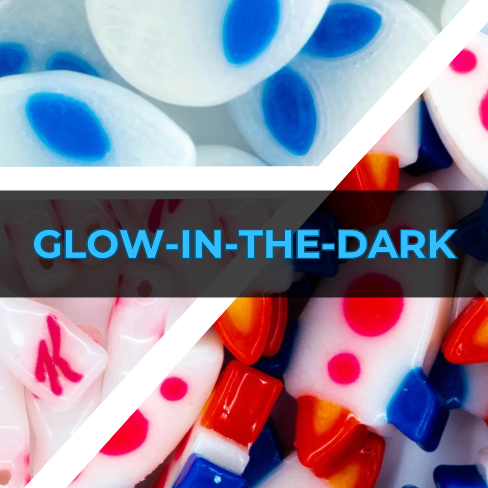 Glow in the Dark Custom Beads | Luminous Festival Beads | Kandies World