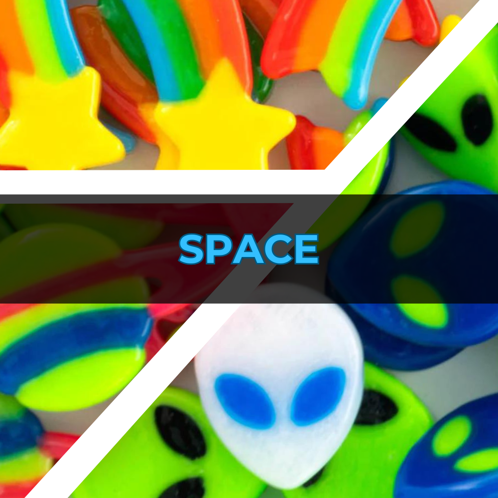 Space Themed Custom Beads | Galaxy Festival Beads | Kandies World