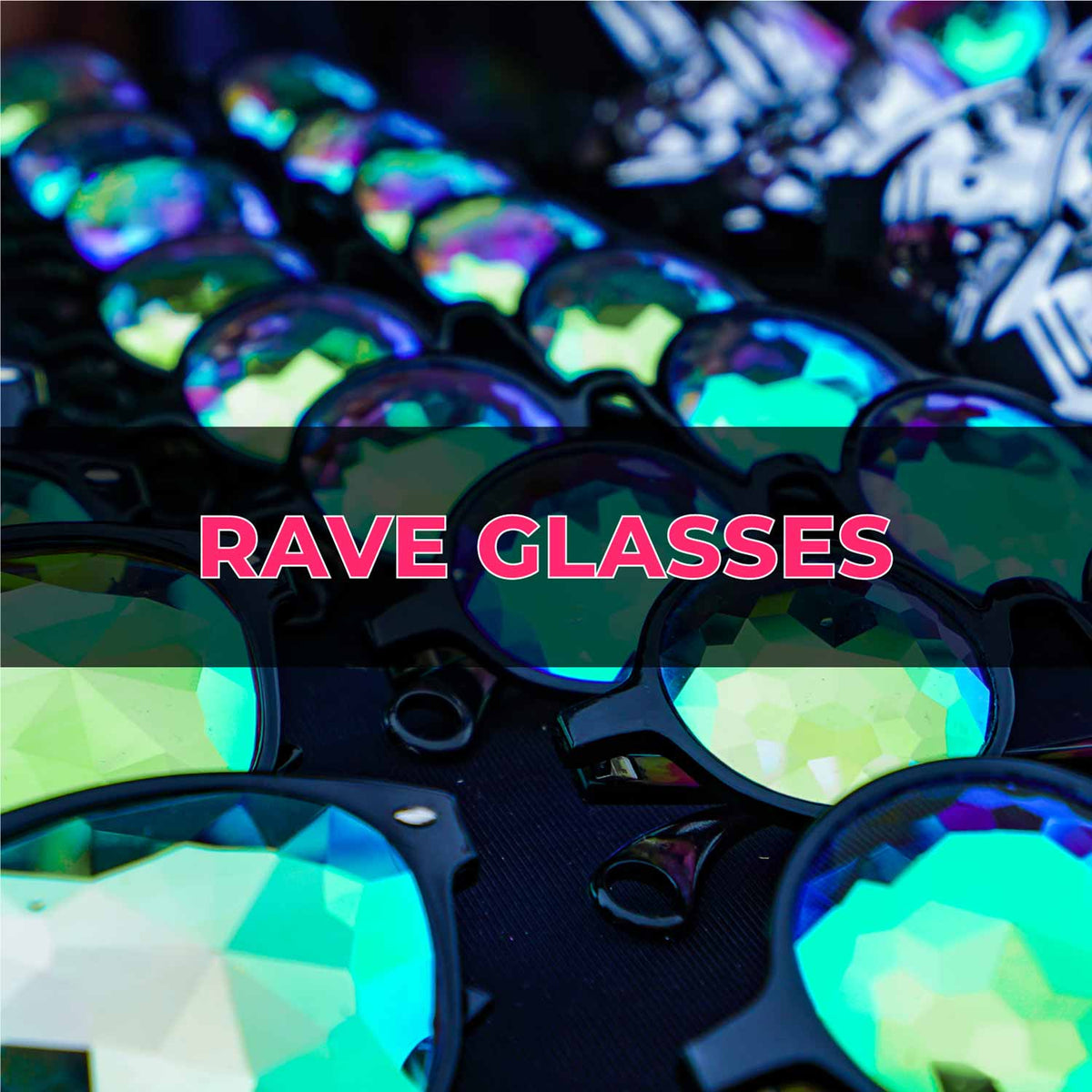 Rave Kaleidoscope And Diffraction Glasses For Festival - Kandies World