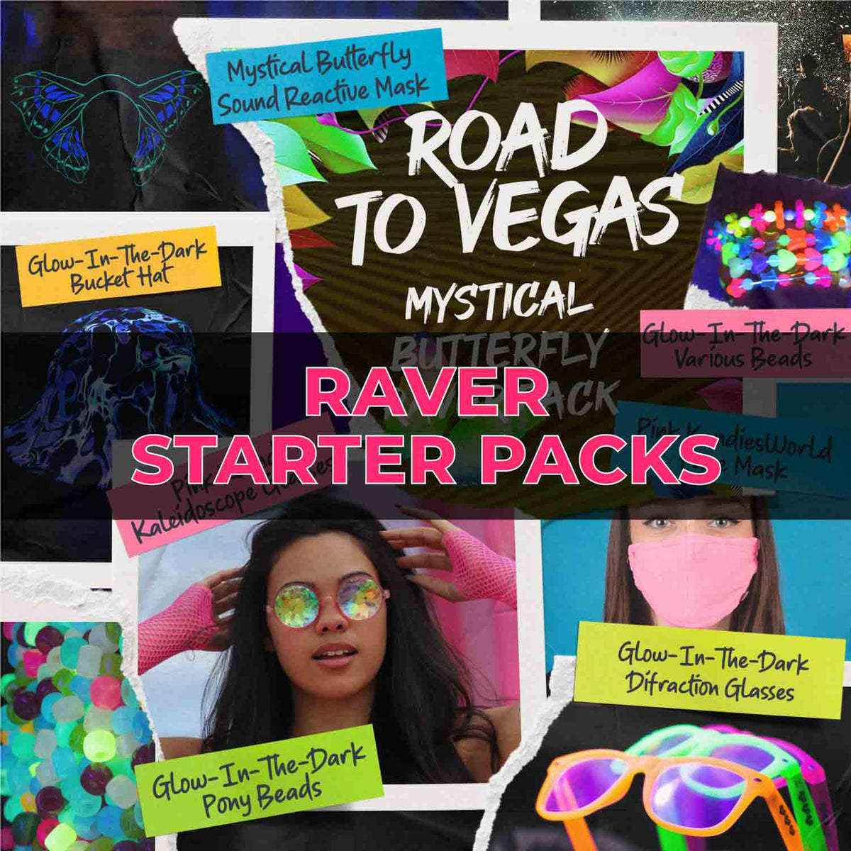 Raver Essentials Accessories - Festival Outfits - Kandies World