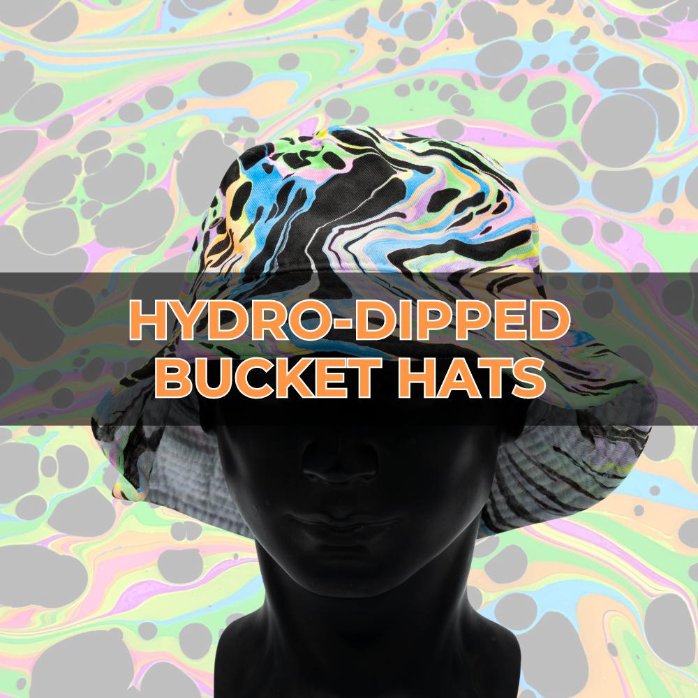 Marble Bucket Hats | Hydro-Dipped Festival Headwear | Kandies World
