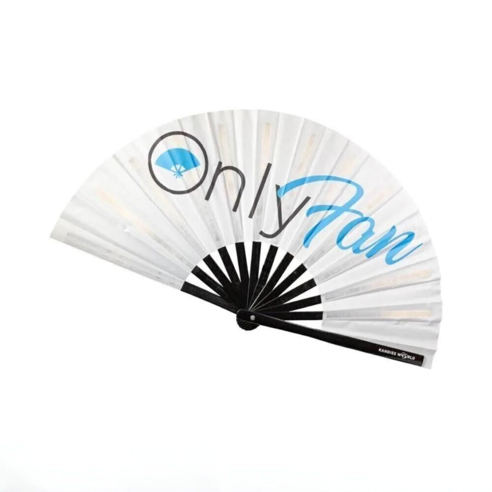 Onlyfan Rave Fan | UV Reactive Festival Hand Fan – Kandies World