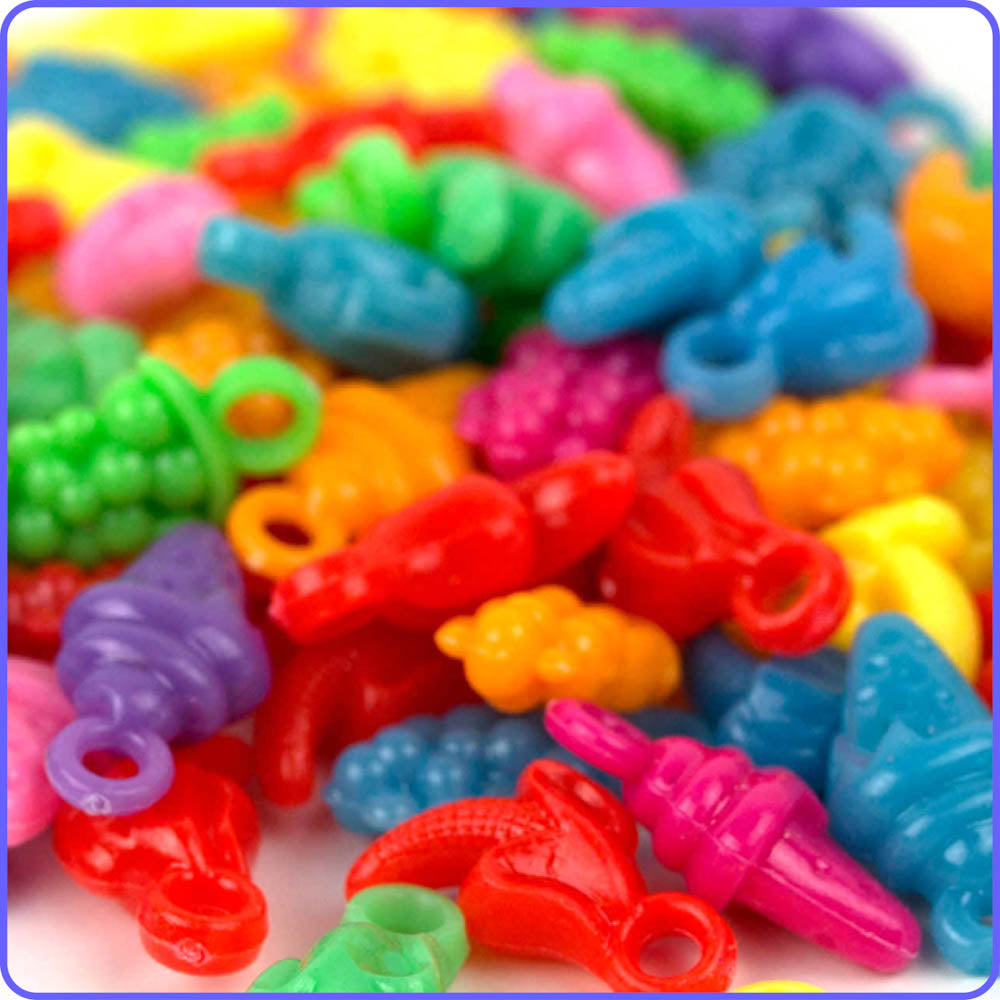 Food Bead Charms - Unique Beading - Variety Of Specialty Beads ...