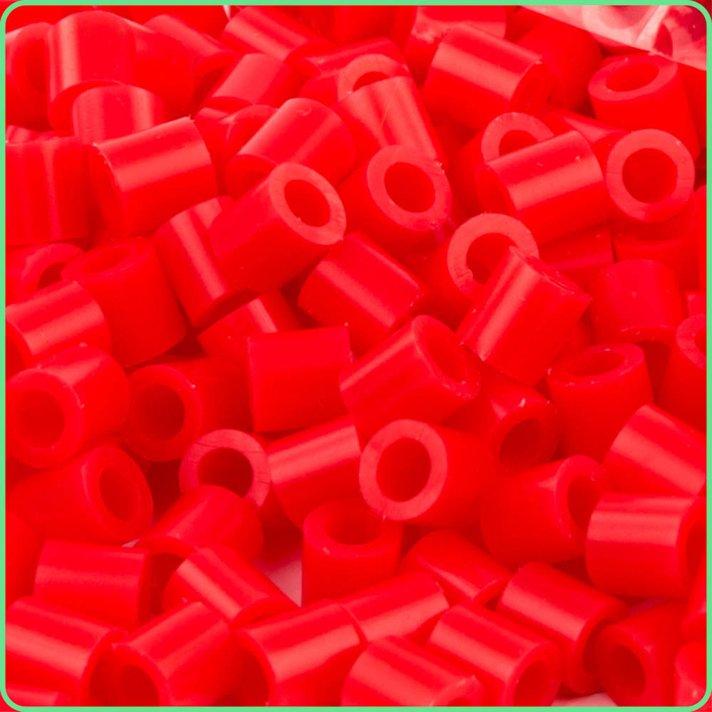 DIY Red Fuse Beads For Perlers - Melty And Iron Beads - 5mm – Kandies World