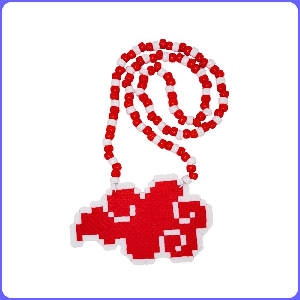 Akatsuki Cloud Perler Necklace | Manga | Festival Rave Jewelry ...