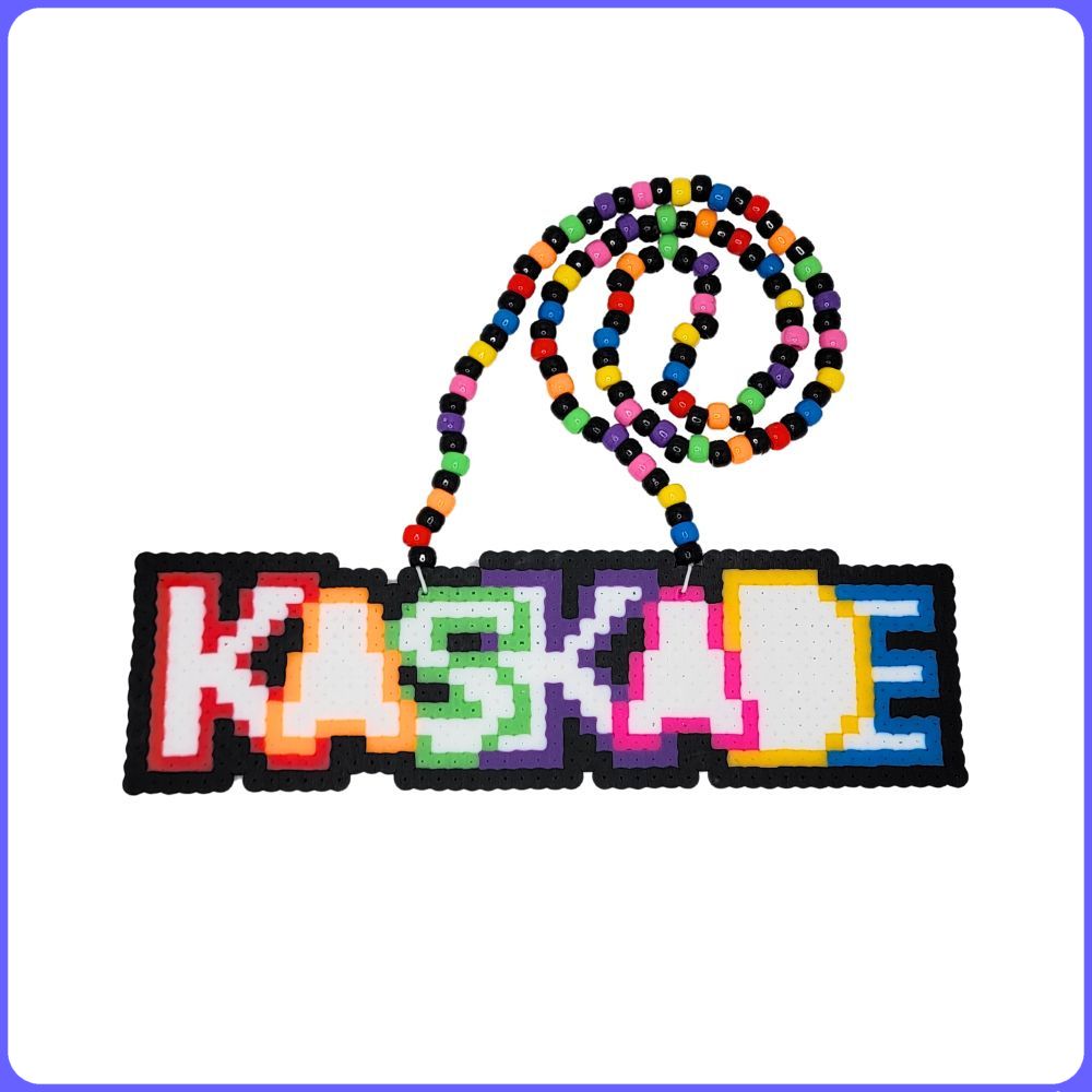 Kaskade Perler Necklace | EDM | Festival Rave Jewelry – Kandies World
