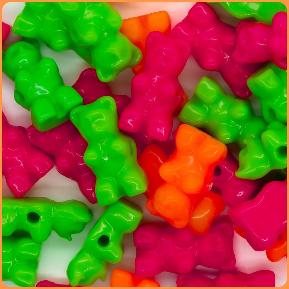 High-Quality Gummy Bear Custom Beads For Bracelets - Rave Jewelry ...