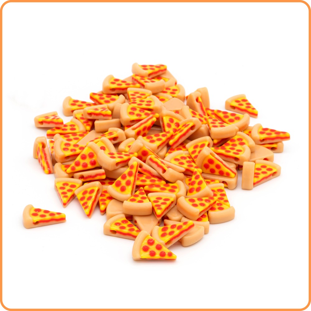 High-Quality Pizza Kandi Custom Beads For Bracelets – Kandies World