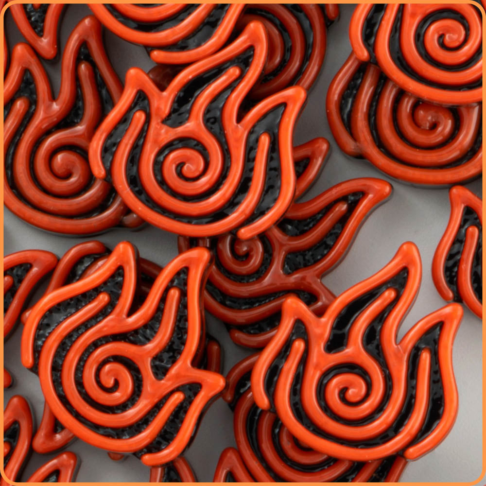 High-Quality Fire Sign Kandi Custom Beads For Bracelets – Kandies World